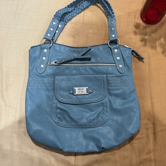 Relic | Bags | Blue Relic Handbag Relic Purse With Braided Strap Blue ...